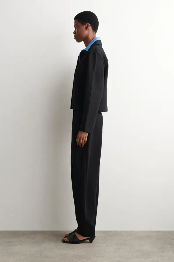 Cos Jersey Tulip Pants - Black