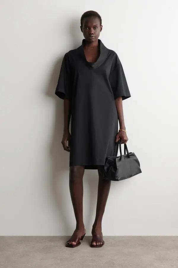 Cos Bateau Tote Bag In Leather