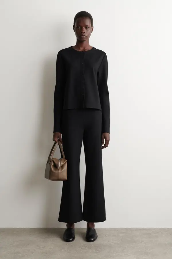 Cos Minimal Jersey Cardigan