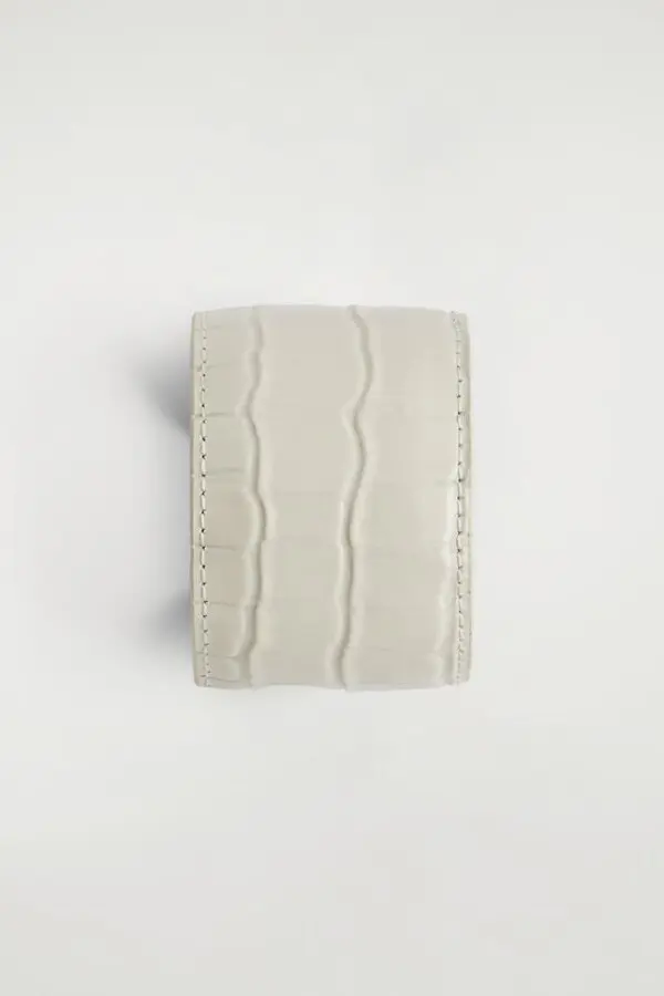 Cos Croc-effect Leather Cuff