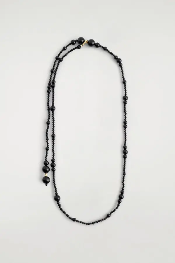 Cos Beaded Agate Necklace