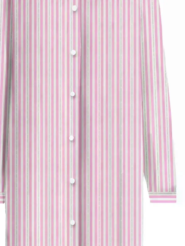 MC2 SAINT BARTH Adeline Striped Shirt Dress