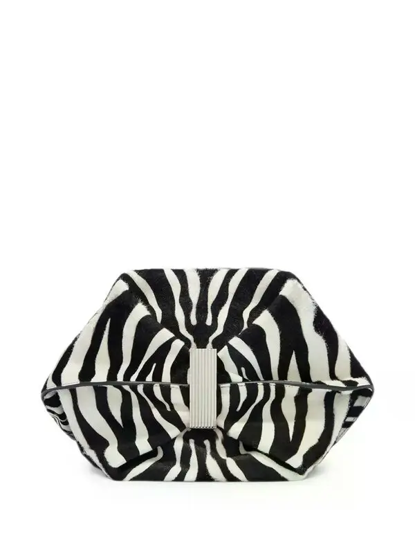 Attico La Scoop Shoulder Bag - Black