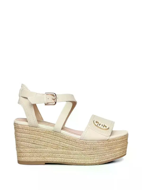 Liu Jo Raffia Wedge Espadrille Sandals