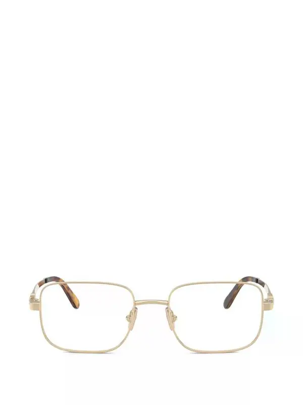 Miu Miu Square Frame Glasses - Gold
