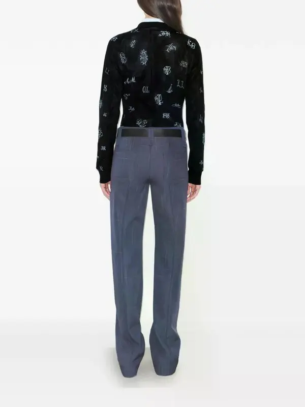 Tory Burch Slim Fit Wool Pants