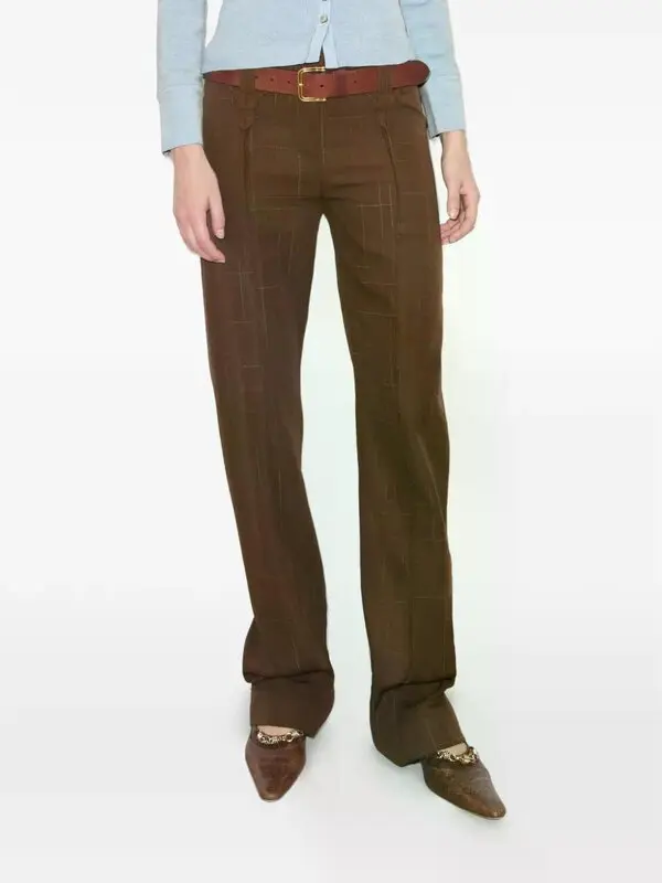 Tory Burch Slim Fit Wool Pants
