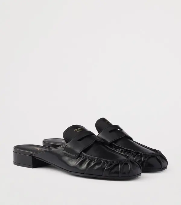 Prada Leather Mules