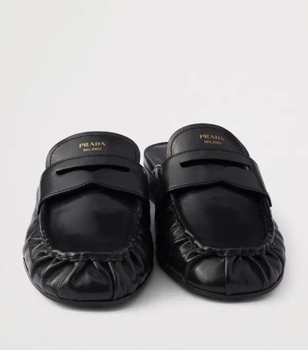 Prada Leather Mules