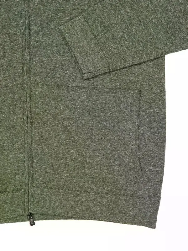 PIACENZA CASHMERE 1733 Zip-up Knitted Cardigan
