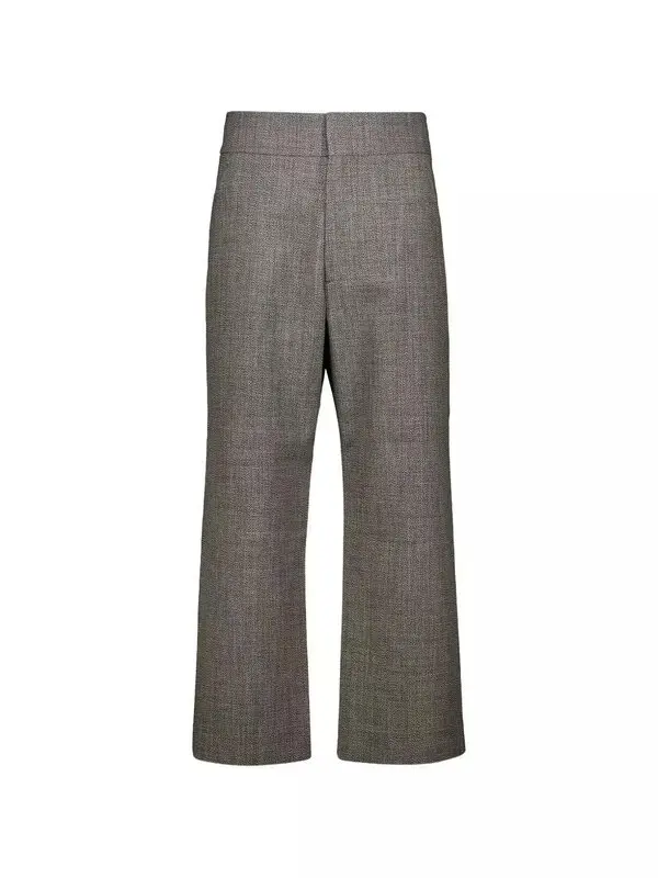 Fear Of God Virgin Wool Mouline Trousers - Grey