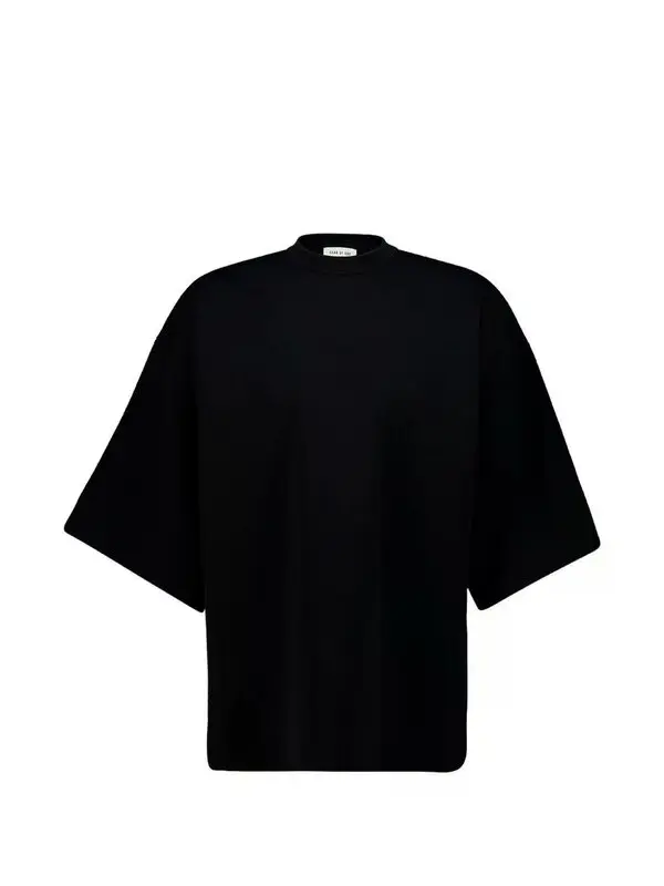 Fear Of God Wool-knit Oversized T-shirt - Black