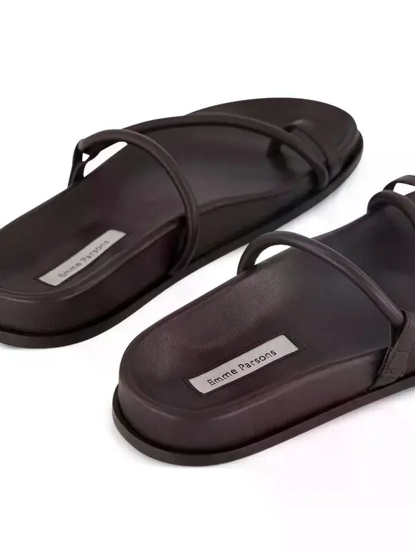 EMME PARSONS Leather Slip-on Sandals