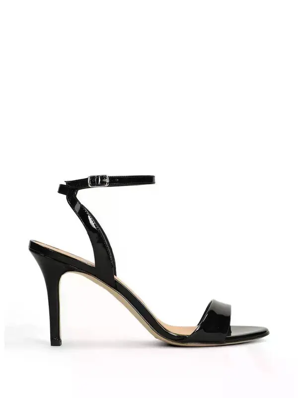 THE SELLER Patent Finish Ankle-strap Sandals