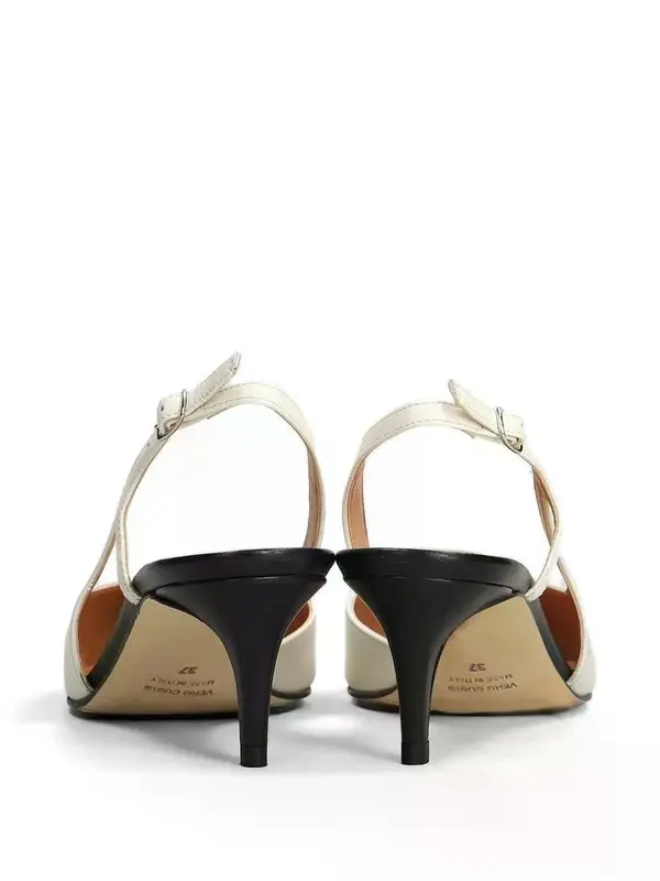 THE SELLER Two-tone Pointed-toe Pumps