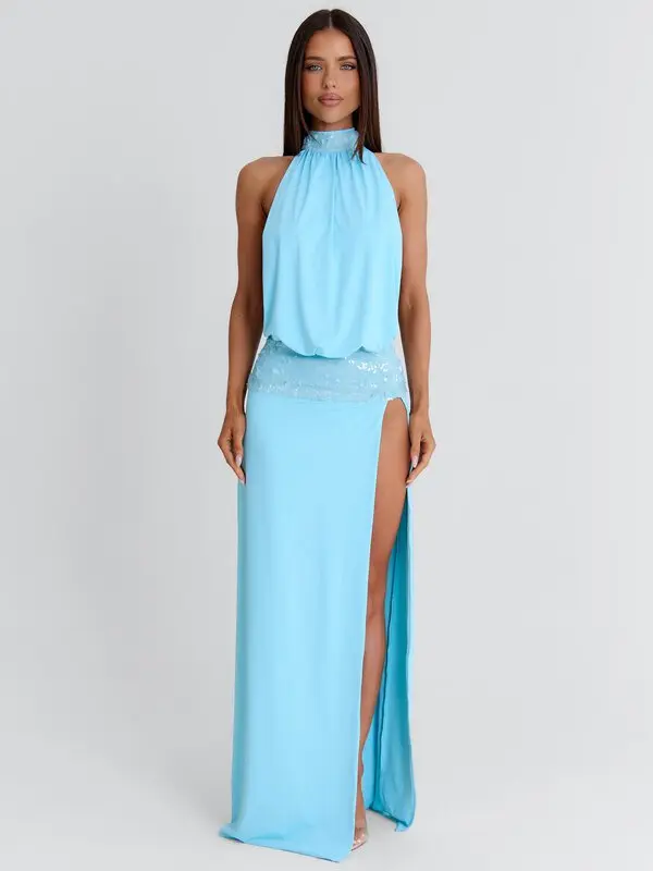 OUTCAST Imena Maxi Dress With Sequined Embellishments