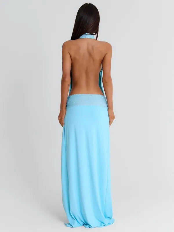 OUTCAST Imena Maxi Dress With Sequined Embellishments