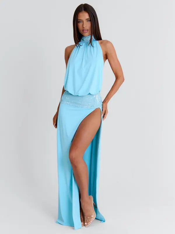 OUTCAST Imena Maxi Dress With Sequined Embellishments