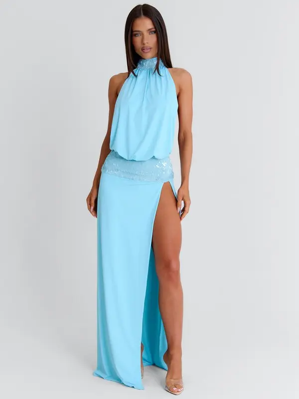 OUTCAST Imena Maxi Dress With Sequined Embellishments