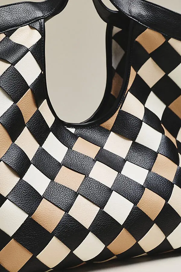 Anthropologie Woven Carryall Handbag
