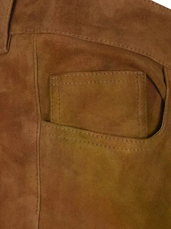 Stouls Paulonia Suede Trousers - Brown