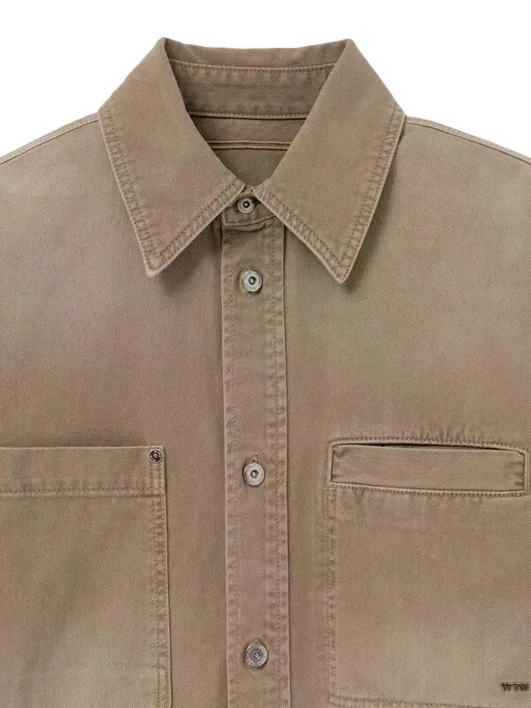 WOOYOUNGMI Logo-print Patch-pocket Shirt