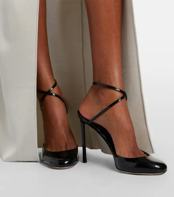 TOM FORD Patent Leather Slingback Pumps