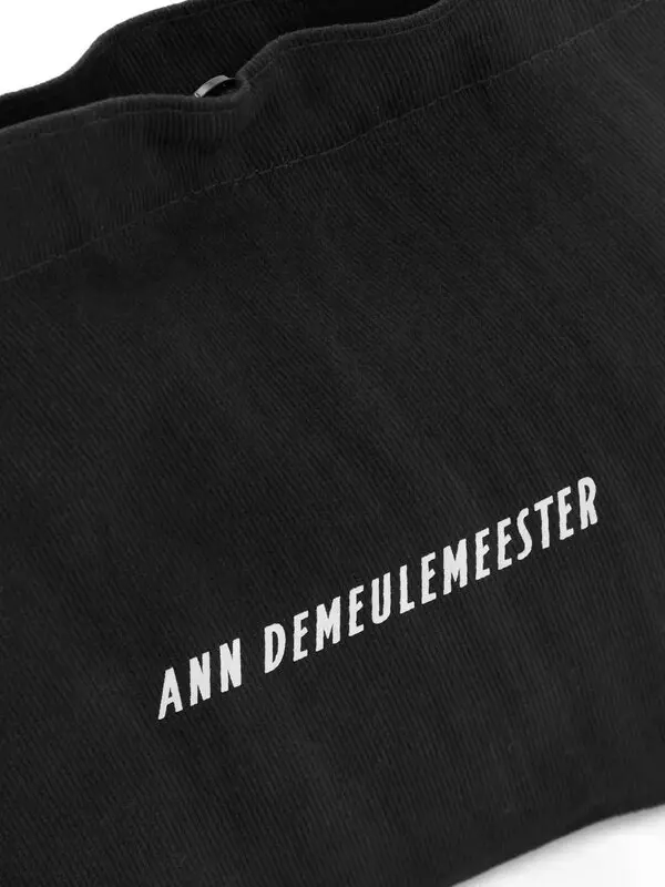 ANN DEMEULEMEESTER Small Cotton Shoulder Bag