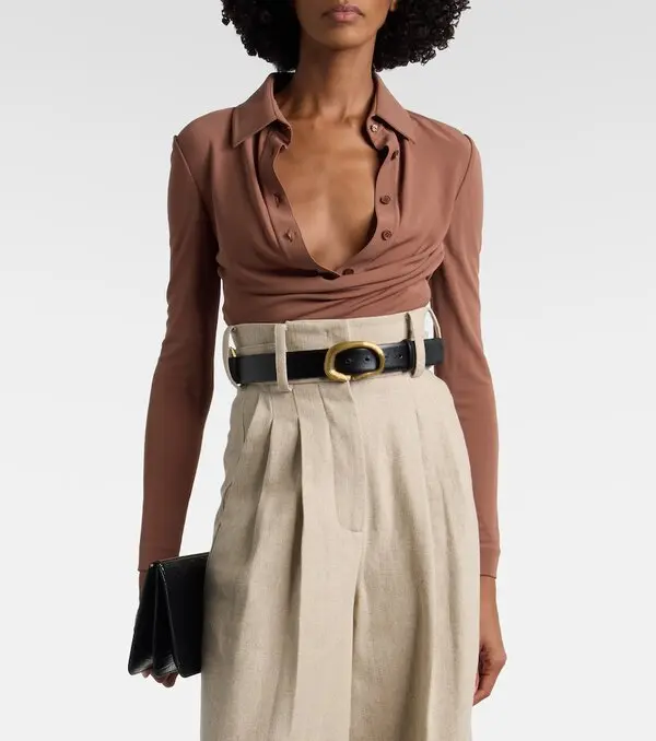 Elie Saab Viscose Jersey Top