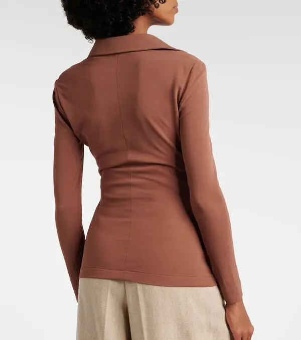 Elie Saab Viscose Jersey Top
