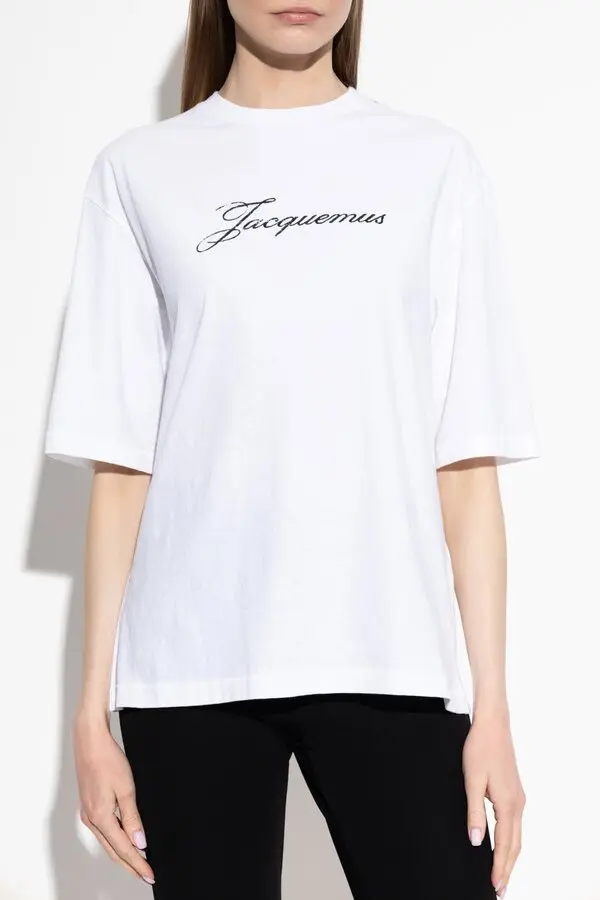 Jacquemus Printed Logo Cotton T-shirt
