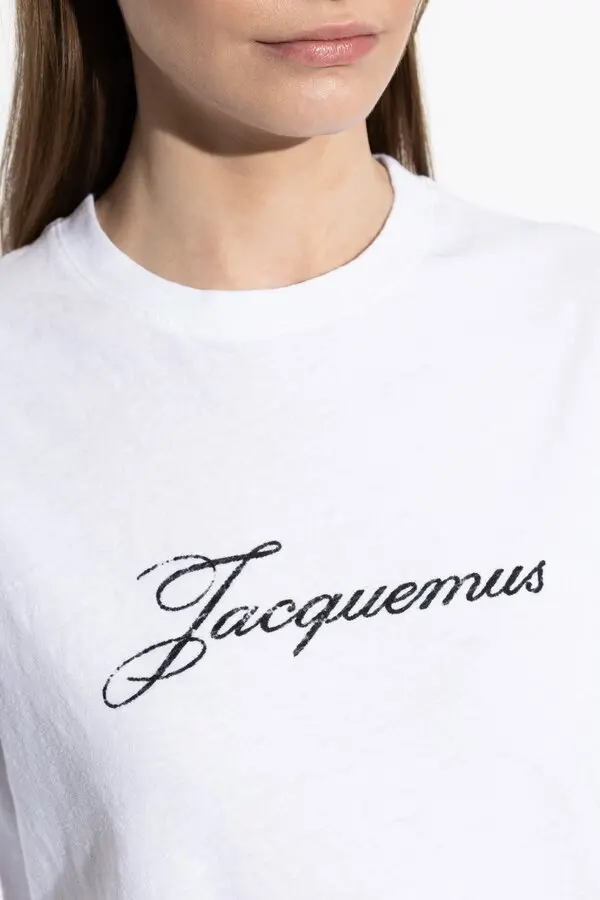 Jacquemus Printed Logo Cotton T-shirt