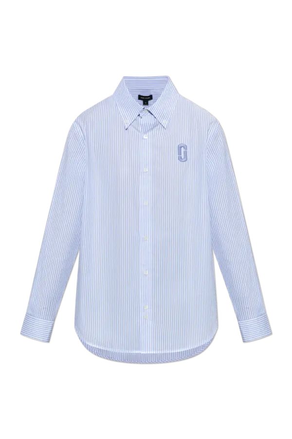 Marc Jacobs Striped Cotton Shirt With Embroidered Logo