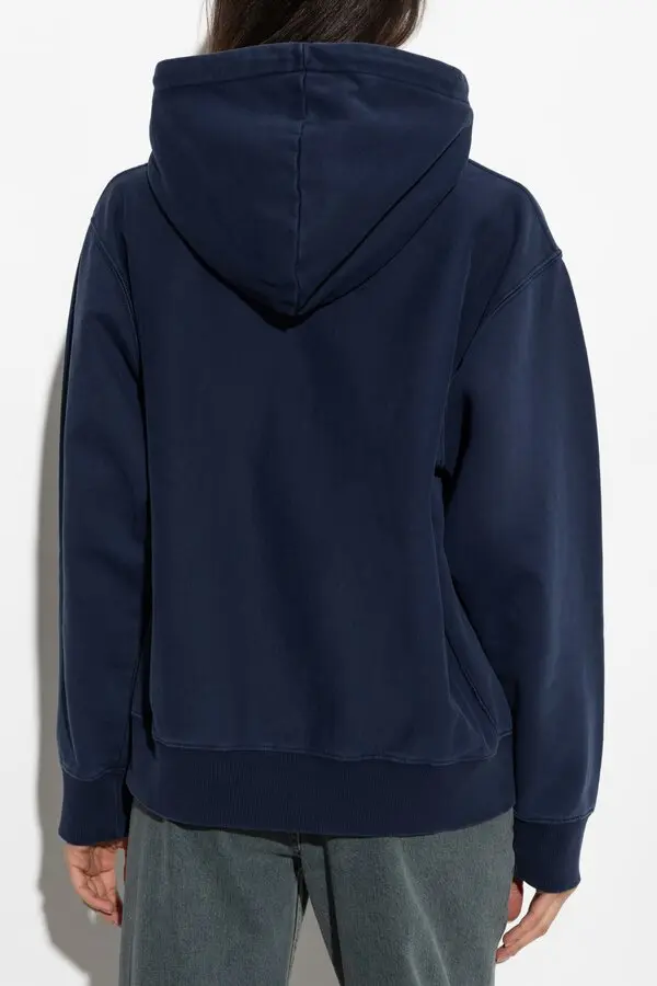 Marc Jacobs Oversized Logo Hoodie - Navy Blue