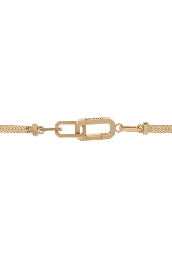 ALLSAINTS Short Geometric Link Necklace - Gold