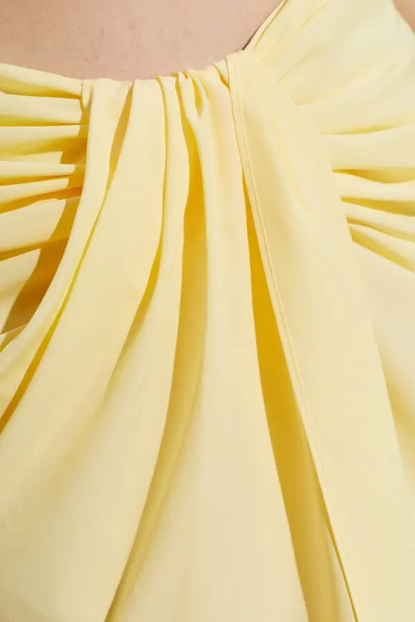 Jacquemus Draped Midi Pareo - Yellow