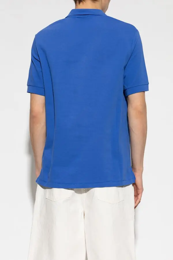 Paul Smith Polo With Patch - Blue