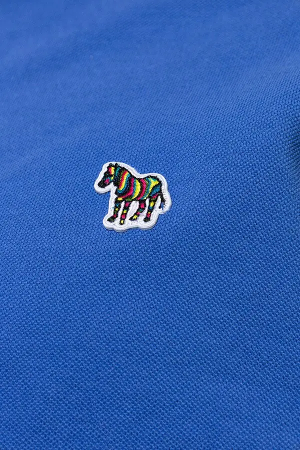 Paul Smith Polo With Patch - Blue