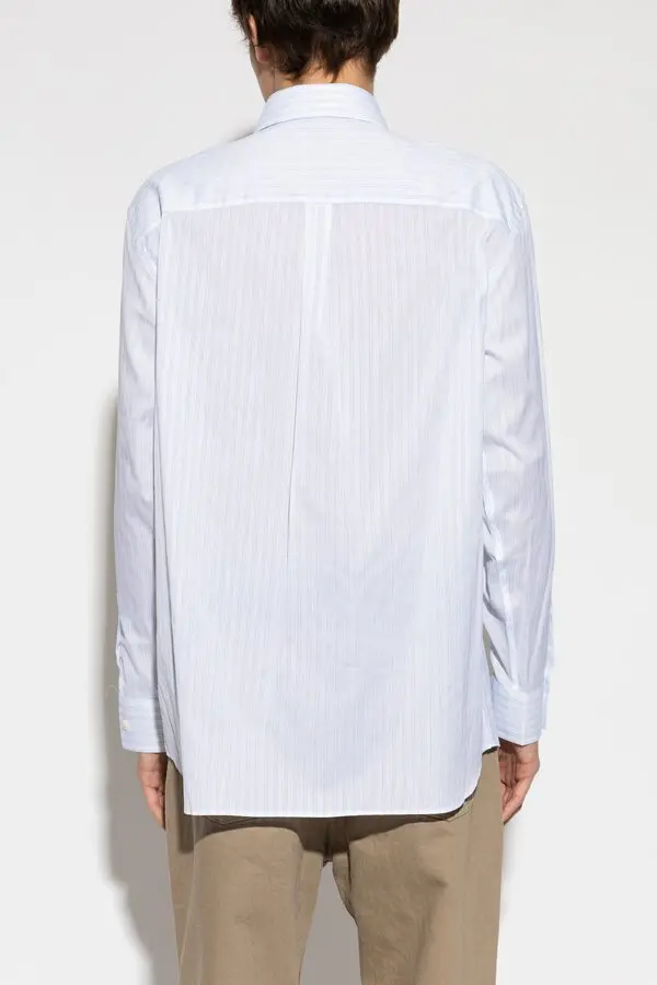 Paul Smith Shirt With Striped Pattern - White