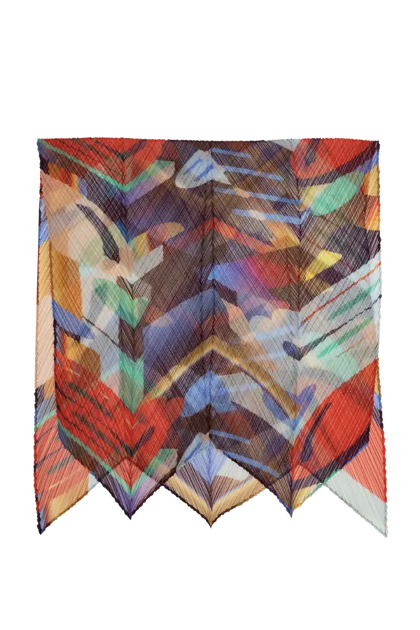 Issey Miyake Pleated Scarf - Multicolour