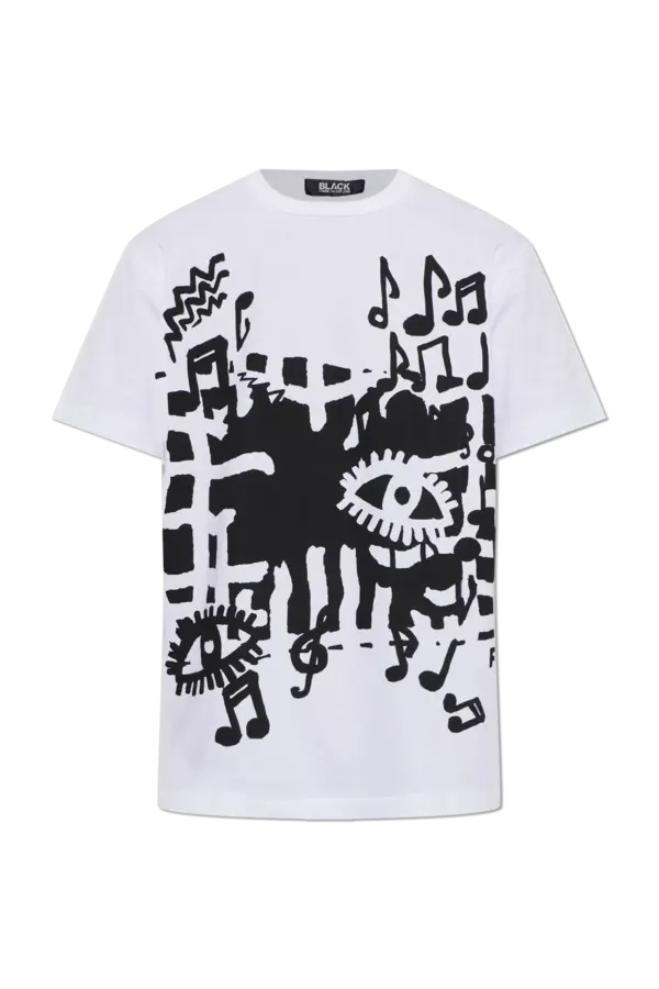 Comme Des Garçons T-shirt With Print - White