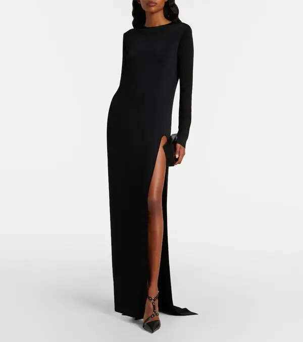 TOM FORD Leather Slingback Pumps - Black