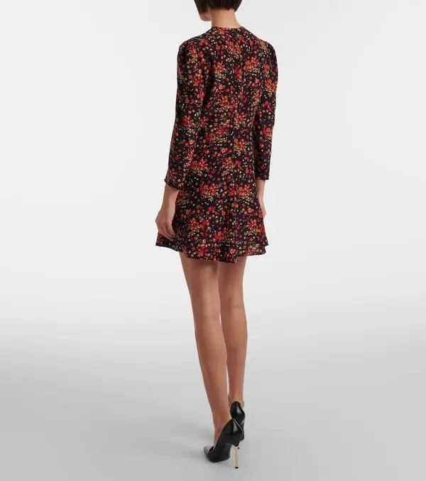 Gucci Floral Silk Mini Dress