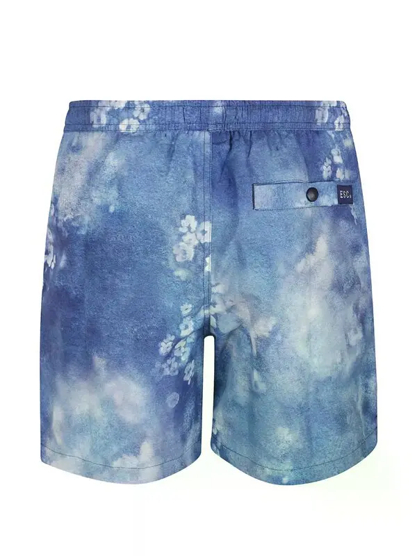 ESCAPISTA Floral Print Swim Shorts