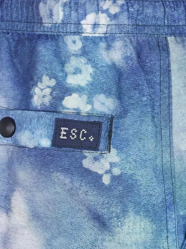 ESCAPISTA Floral Print Swim Shorts