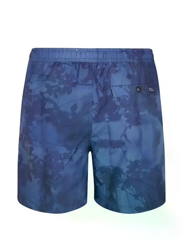 ESCAPISTA Floral Print Swim Shorts
