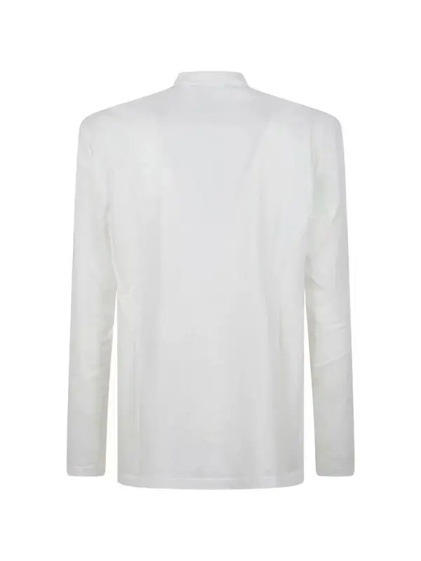 ESCAPISTA Bib-front Band-collar Shirt