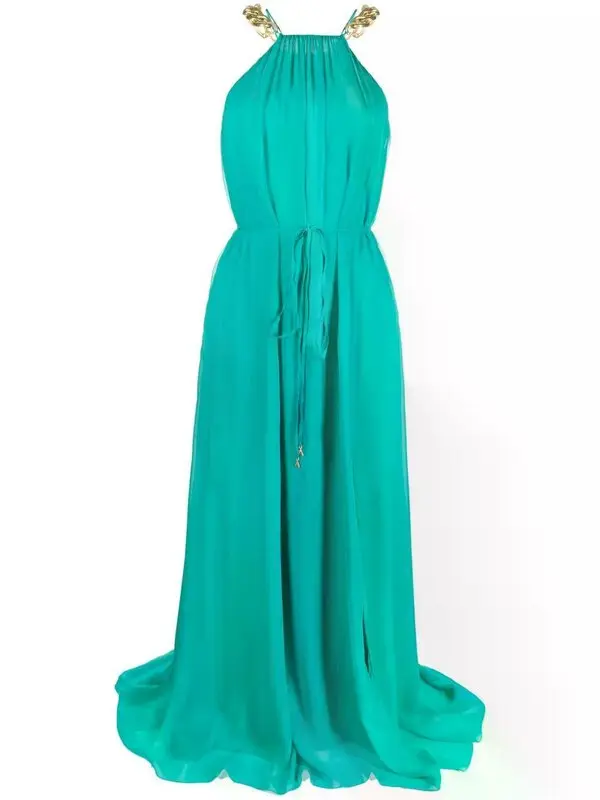 Patrizia Pepe Chain-link Neck Strap Dress