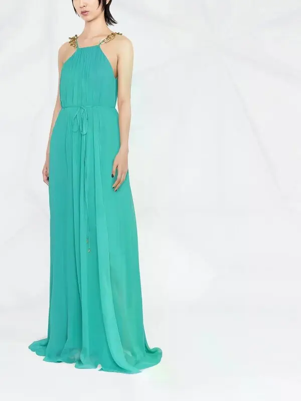 Patrizia Pepe Chain-link Neck Strap Dress