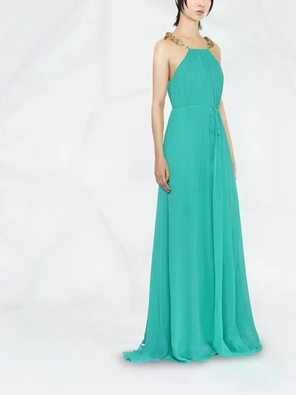 Patrizia Pepe Chain-link Neck Strap Dress